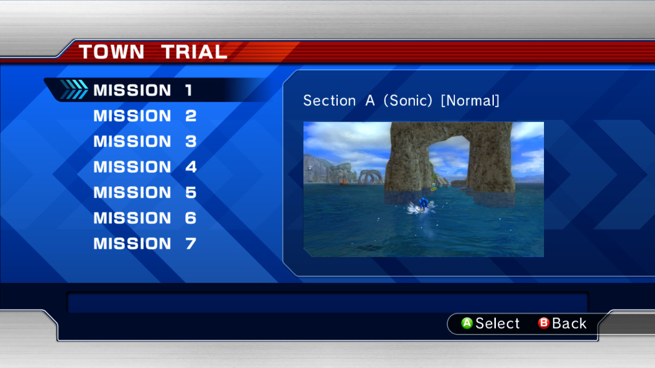 Section Select Mod for Sonic the Hedgehog (2006) | Sonic '06 Mods