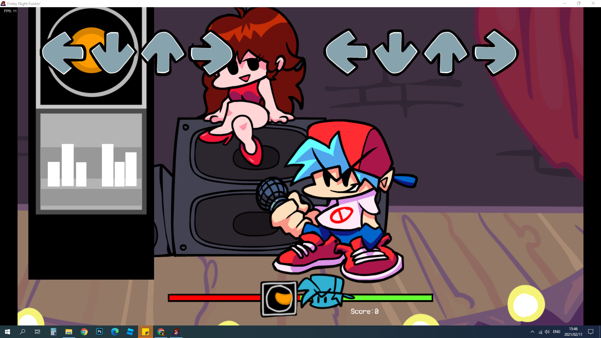 Tuctom over Daddy Dearest [Friday Night Funkin'] [Mods]