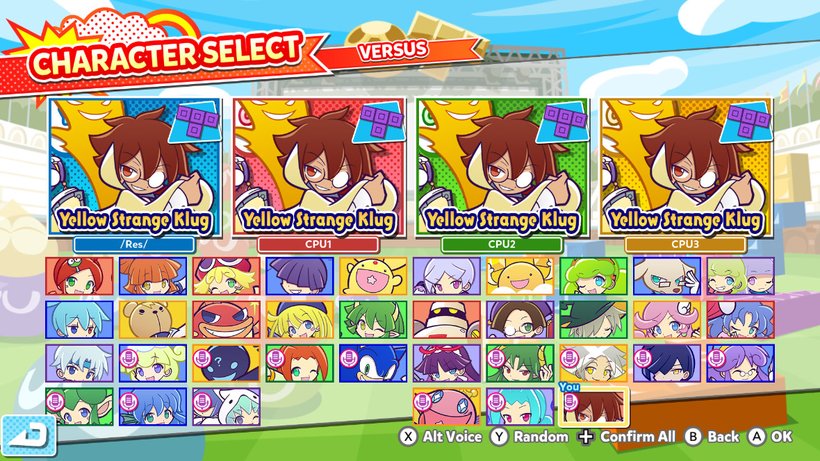 Yellow Strange Klug (Switch) Mod for Puyo Puyo Tetris 2 | PPT2 Mods