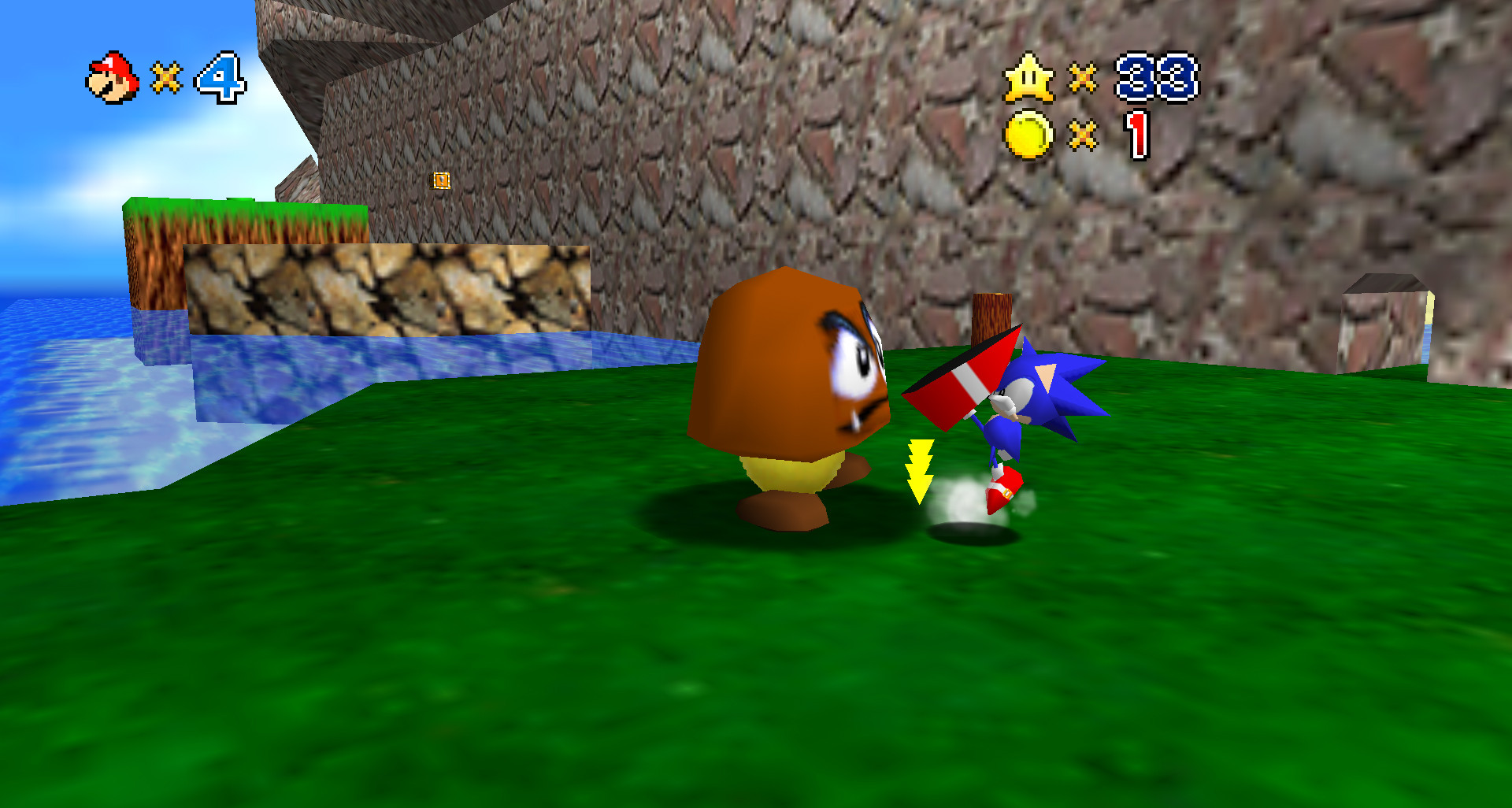 Sonic the Hedgehog (Saturn) [N64 + PC] [Super Mario 64] [Mods]