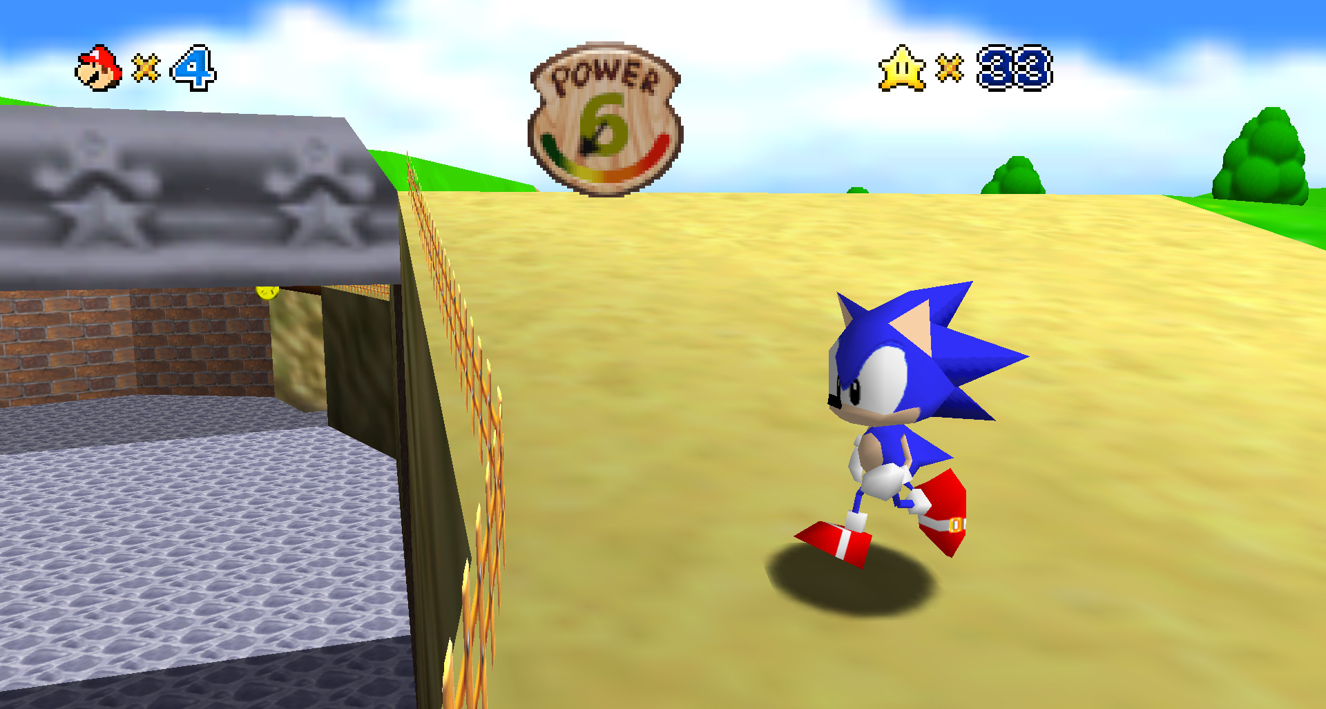 Sonic the Hedgehog (Saturn) [N64 + PC] [Super Mario 64] [Mods]