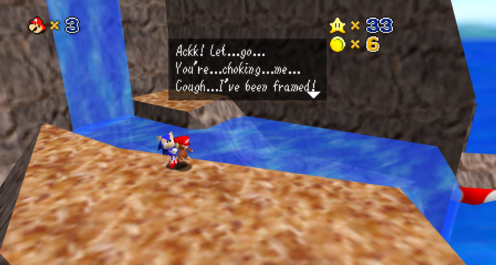 Sonic the Hedgehog (Saturn) [N64 + PC] [Super Mario 64] [Mods]