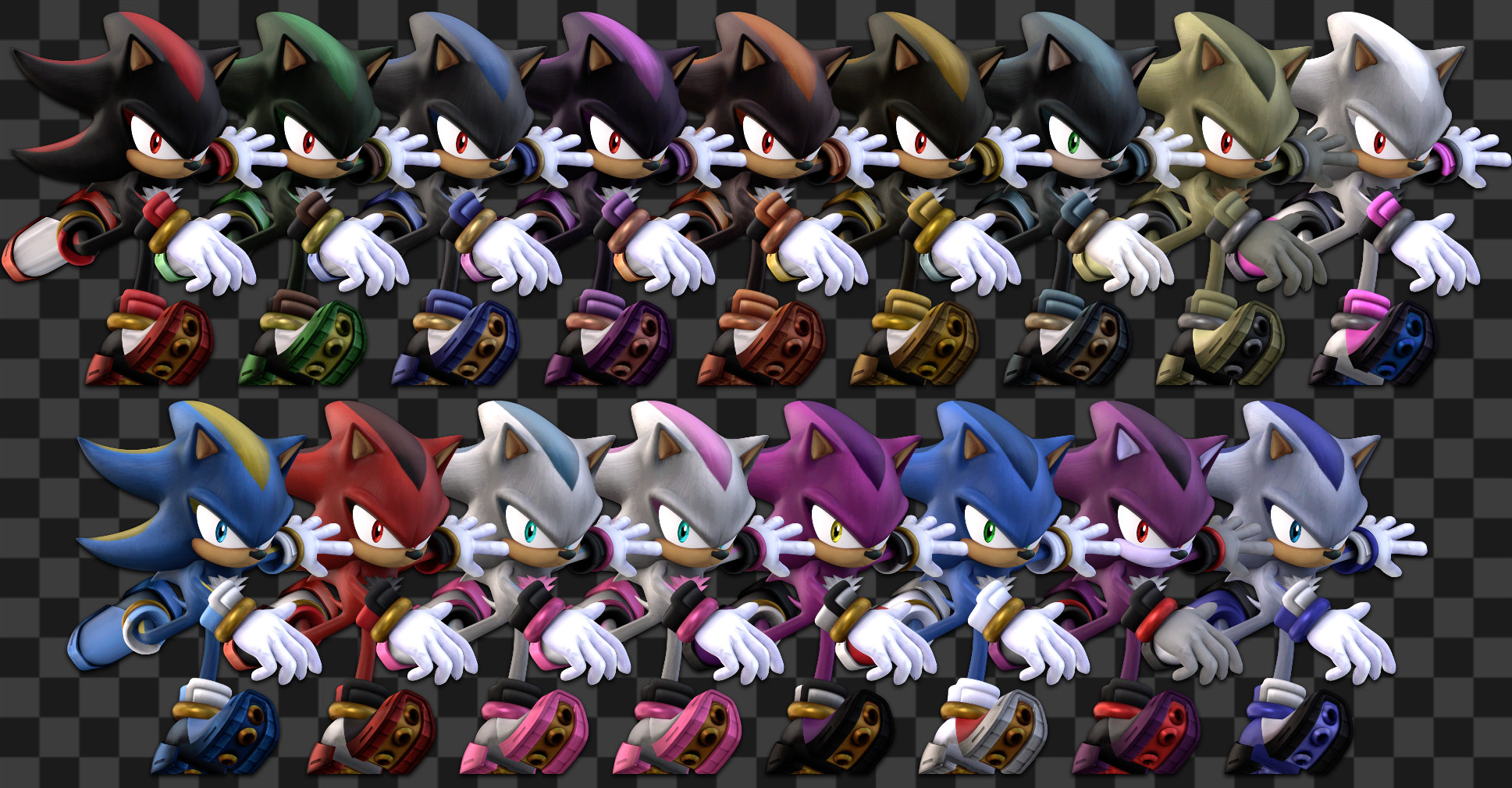 Shadow CSProject cosmetic pack v2 Mod for Super Smash Bros. Brawl ...