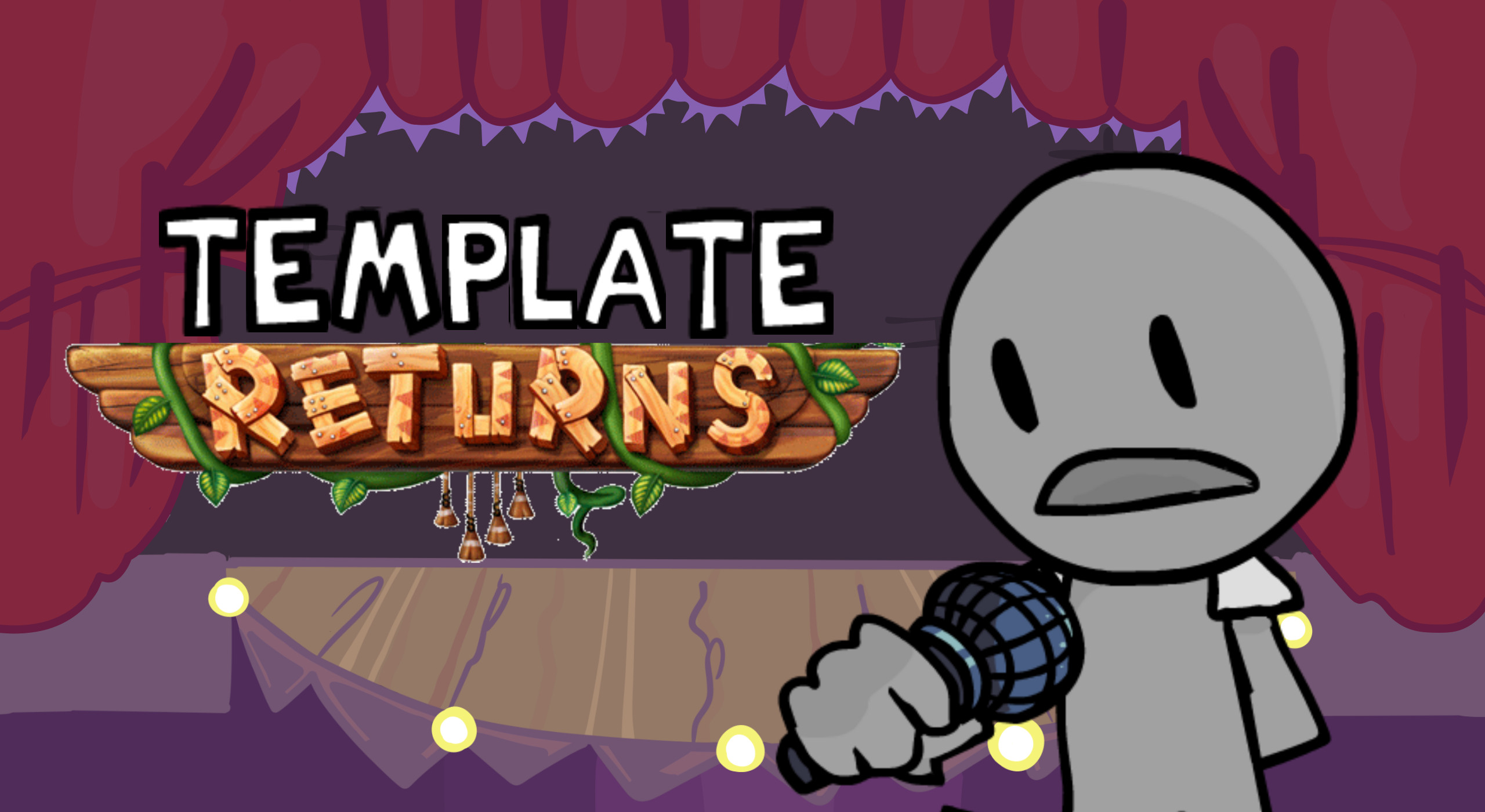Template Returns Mod for Friday Night Funkin' | FNF Mods