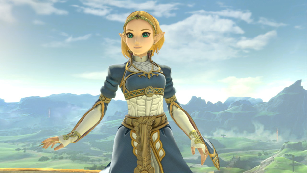 Breath of the Wild Princess Zelda Mod for Super Smash Bros. Ultimate ...