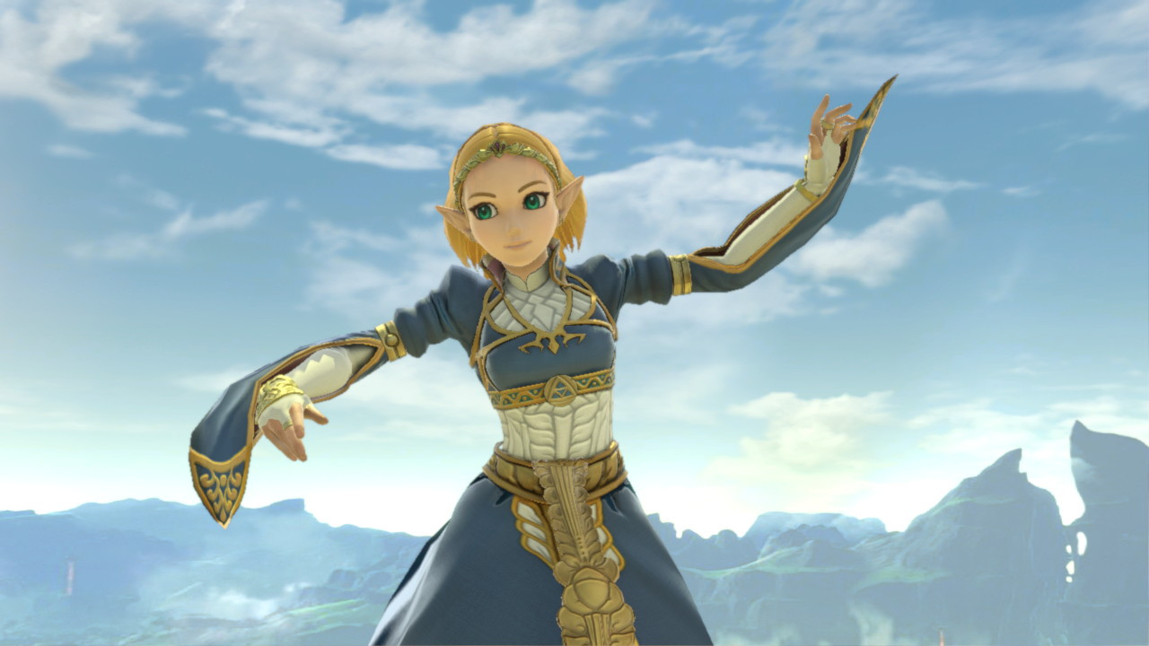 Breath of the Wild Princess Zelda Mod for Super Smash Bros. Ultimate ...