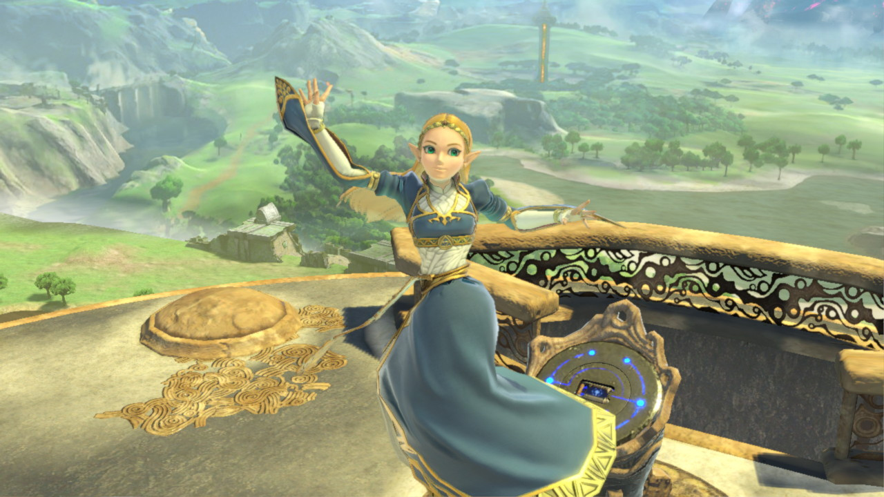 Breath of the Wild Princess Zelda Mod for Super Smash Bros. Ultimate ...