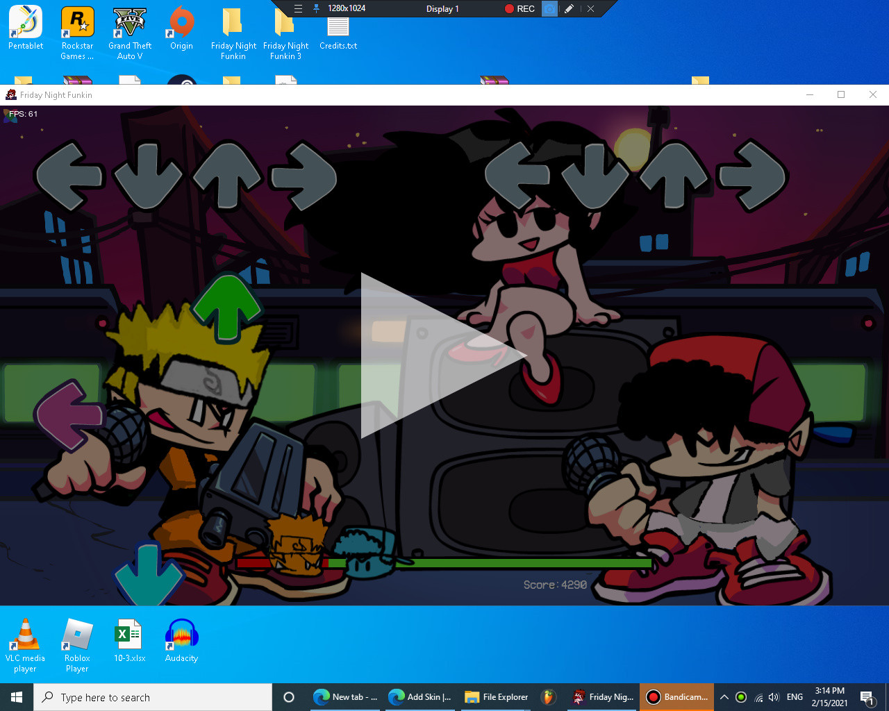 Naruto over Pico! Mod for Friday Night Funkin' | FNF Mods