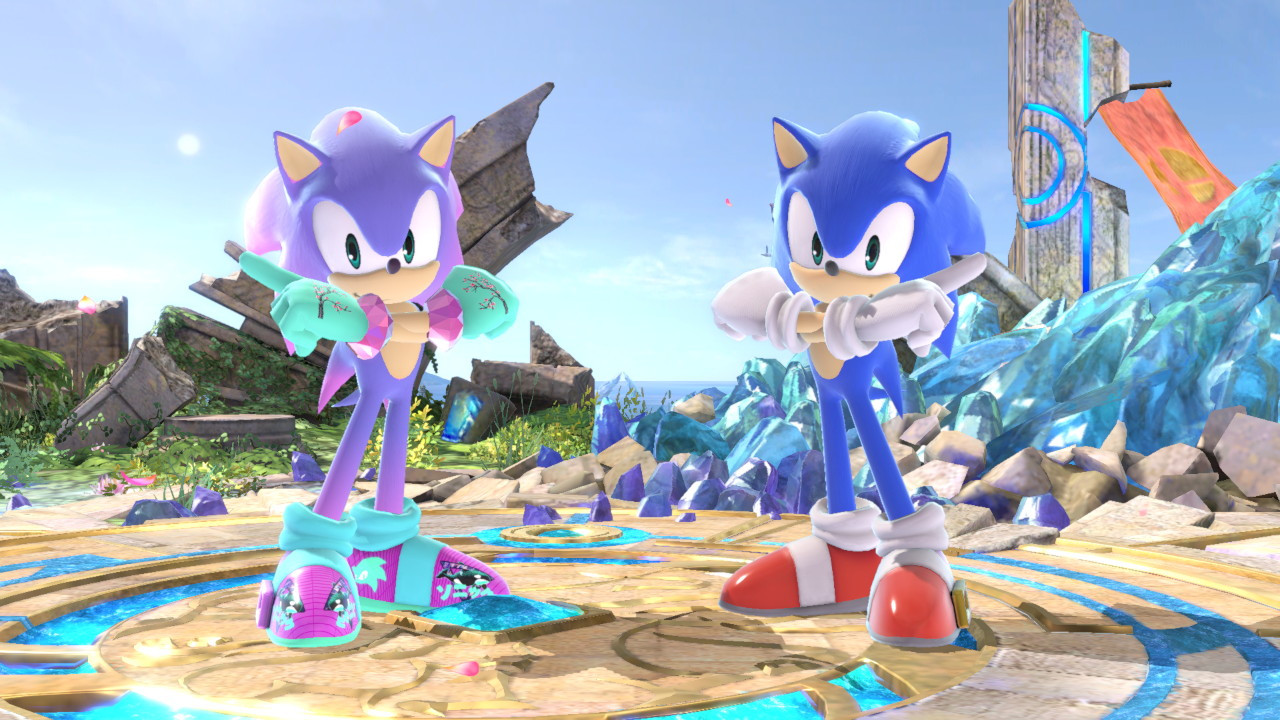 Vaporwave Sonic Mod for Super Smash Bros. Ultimate | SSBU Mods