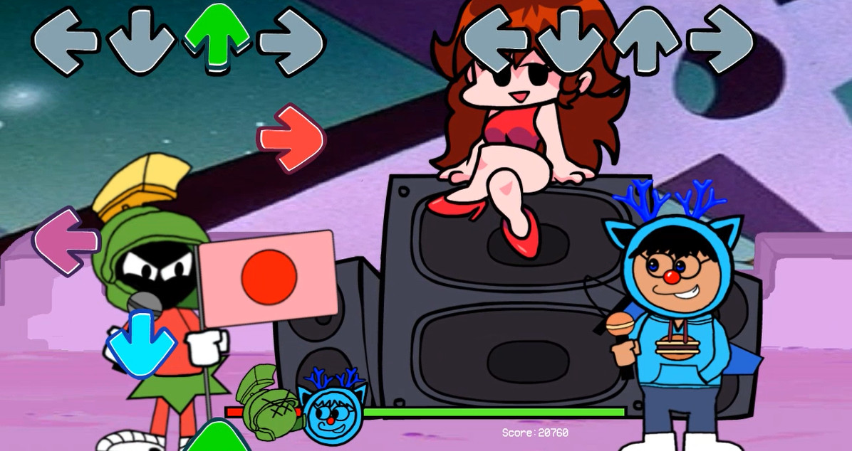 Marvin The Martian Over Pico [Friday Night Funkin'] [Mods]