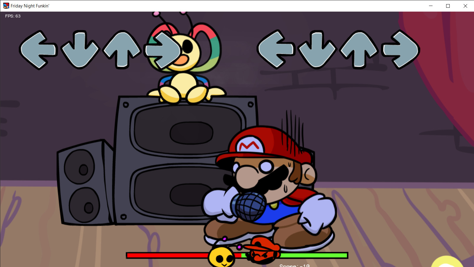 Paper Mario & Tippi + Cudge over BF & GF (Mod) [Friday Night Funkin ...