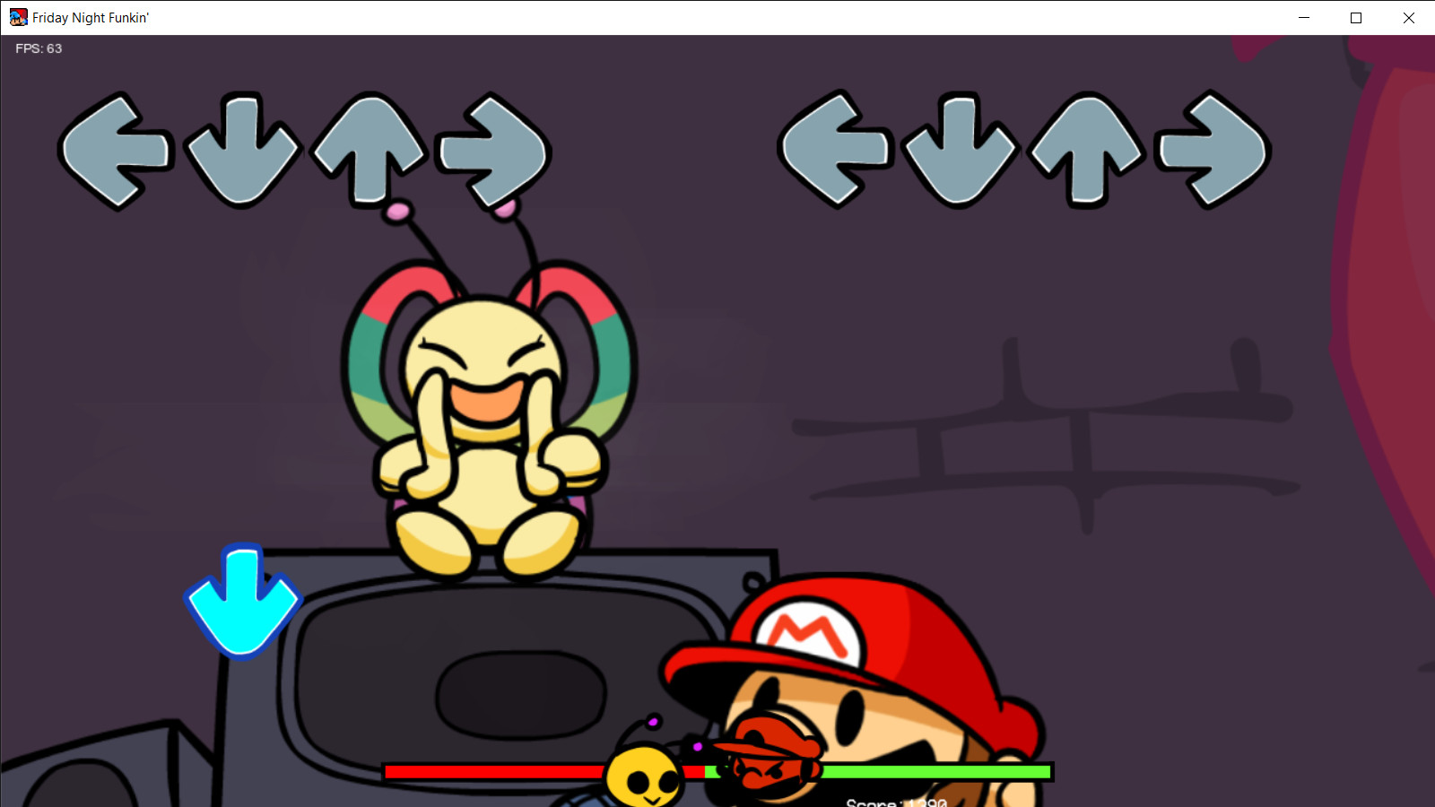 Paper Mario & Tippi + Cudge over BF & GF (Mod) [Friday Night Funkin ...