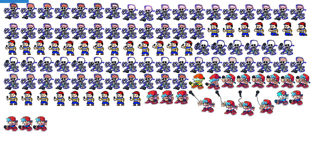 Ness over BF Mod for Friday Night Funkin' | FNF Mods