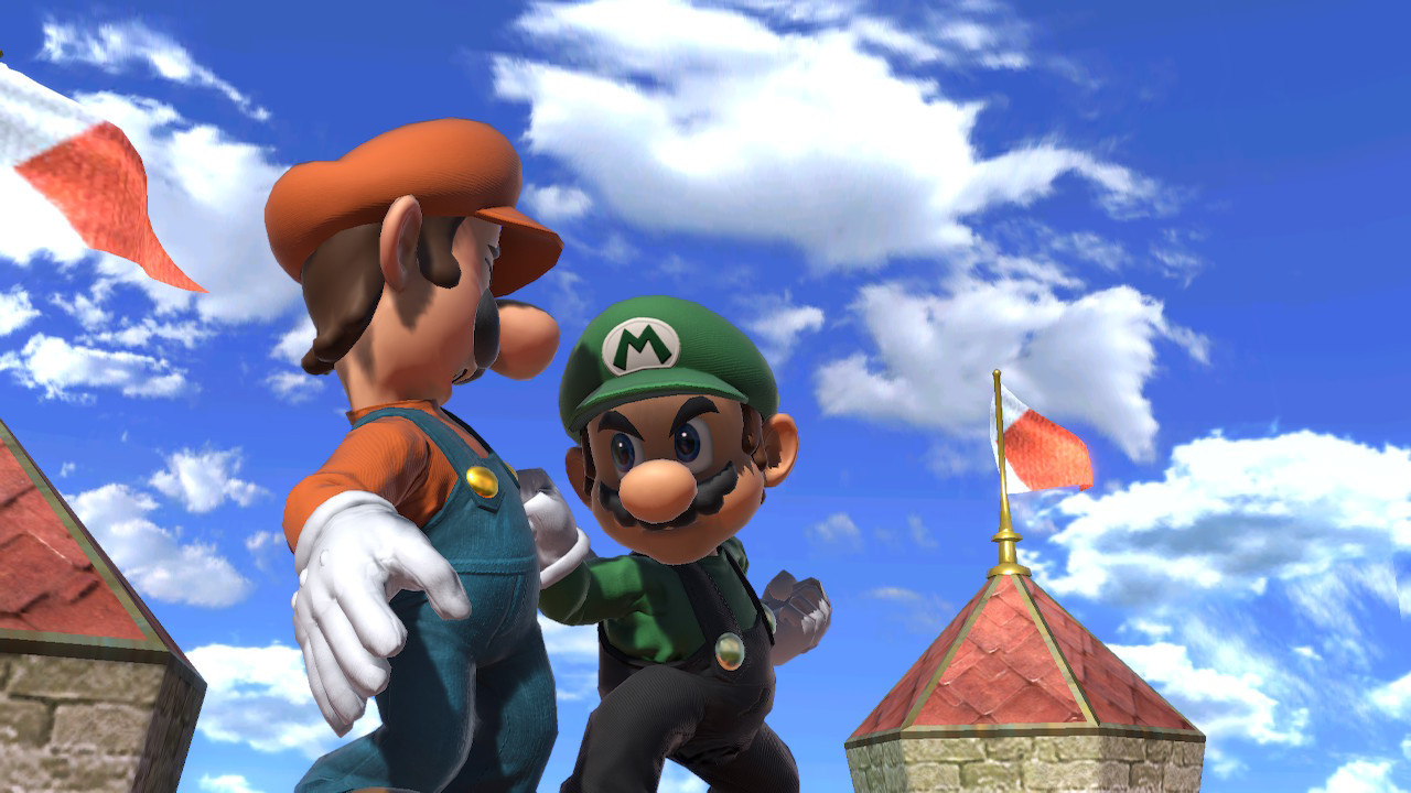 Green and Black Mario Mod for Super Smash Bros. Ultimate | SSBU Mods