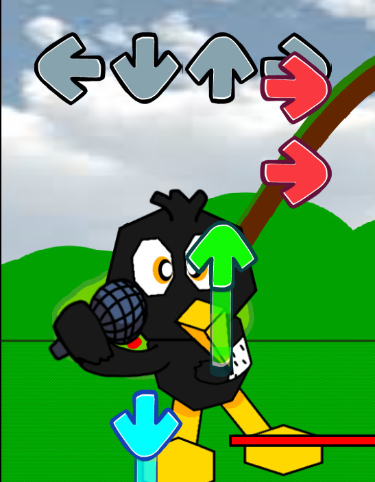 Catastrophe Crow over Pico Mod for Friday Night Funkin' | FNF Mods