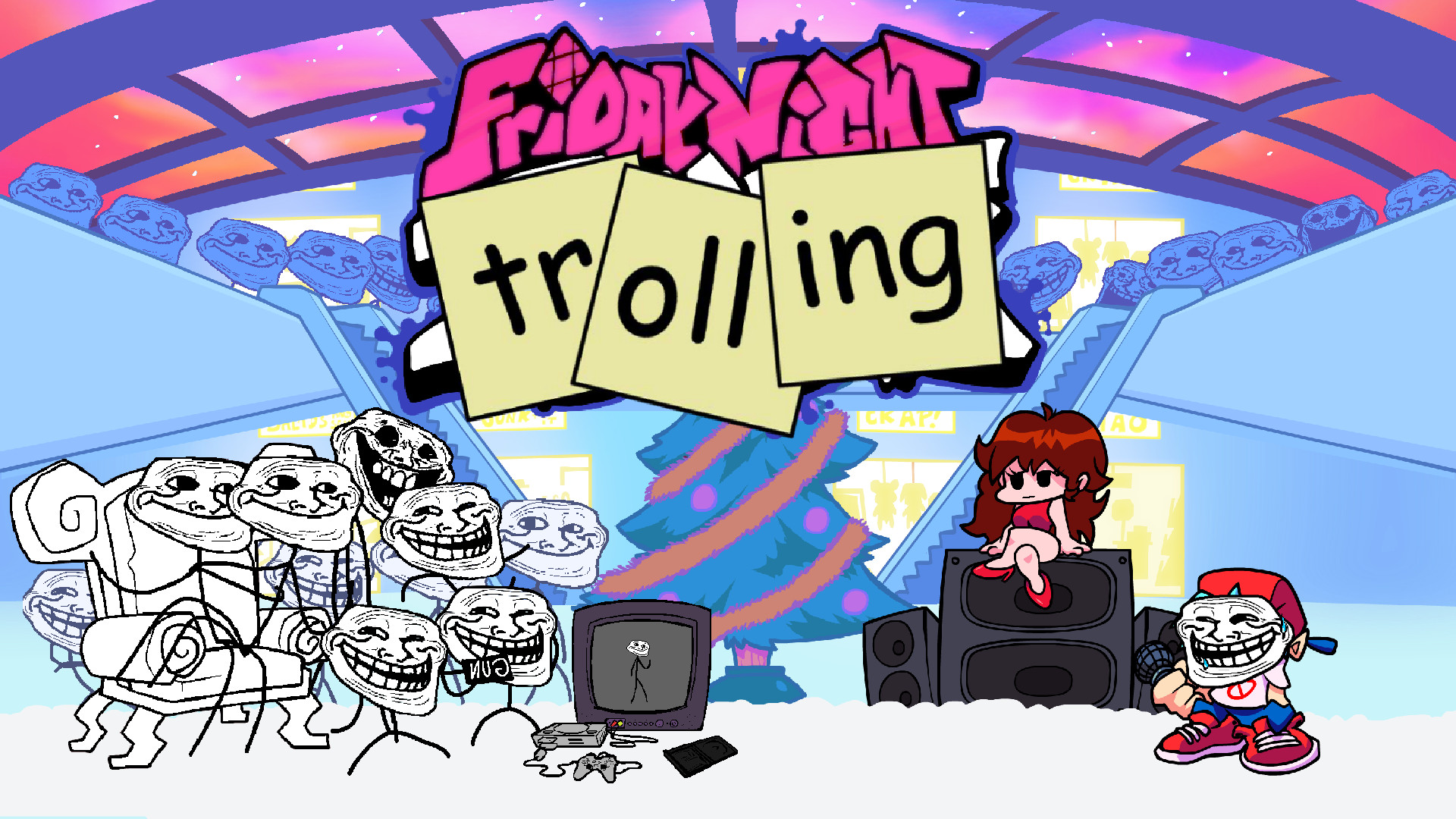 Friday Night Trollin'[ WEEK 5 UPDATE ] Mod for Friday Night Funkin ...