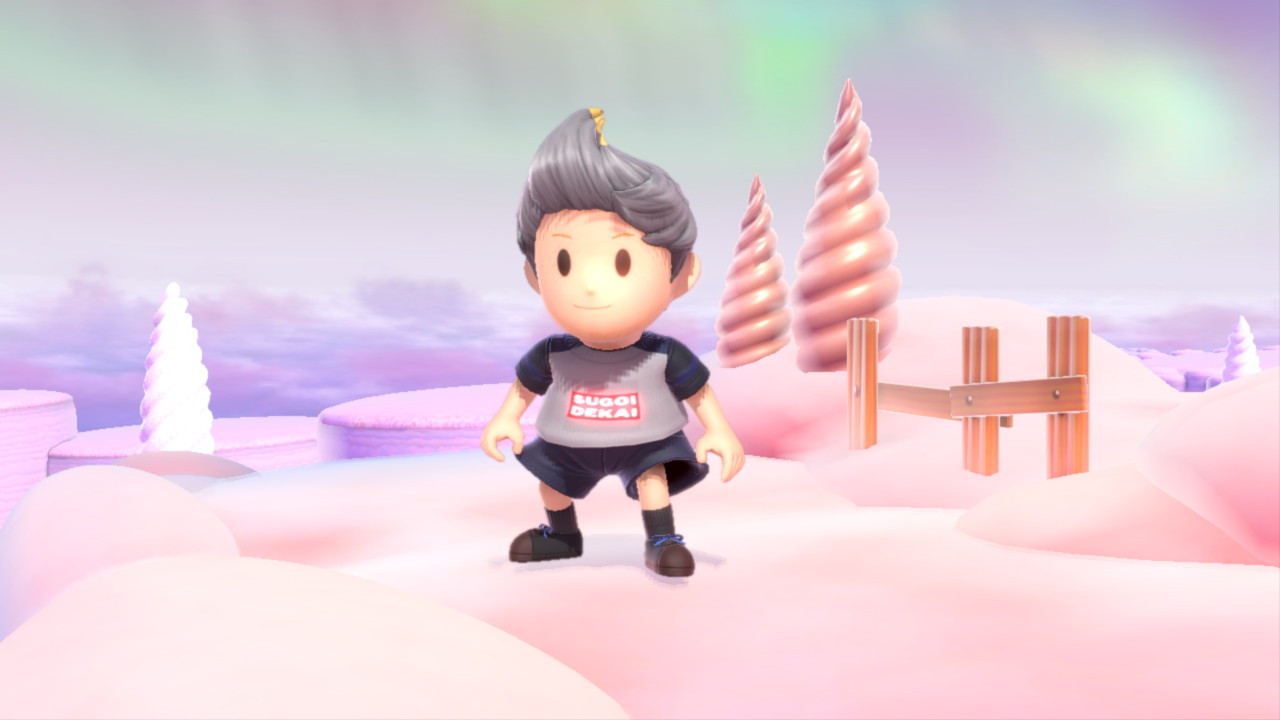 Sugoi Dekai Lucas (Uzaki-Chan Recolor) Mod for Super Smash Bros ...