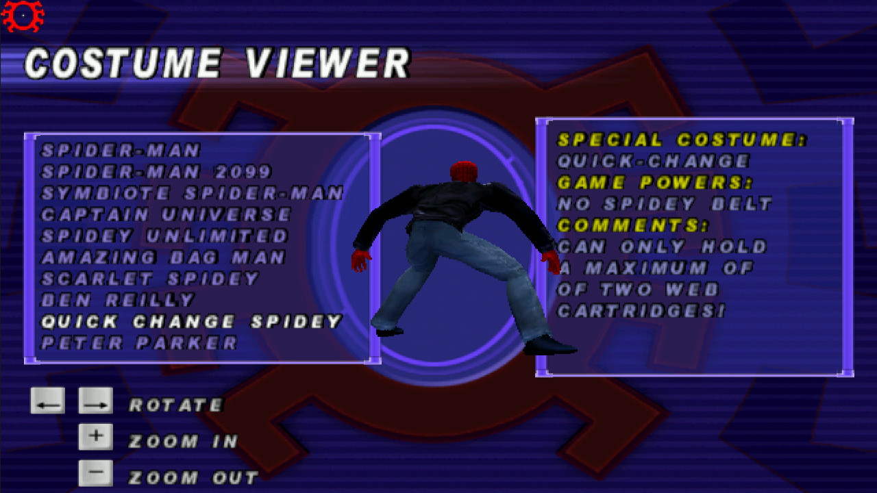Improved Quick Change Costume Mod for Spider-Man 2000 | SM2000 Mods