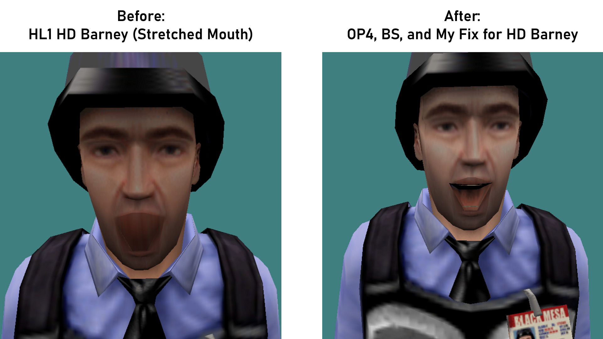 HD Barney Fix (+ Ambient-Impact Model for Decay) Mod for Half-Life | HL ...