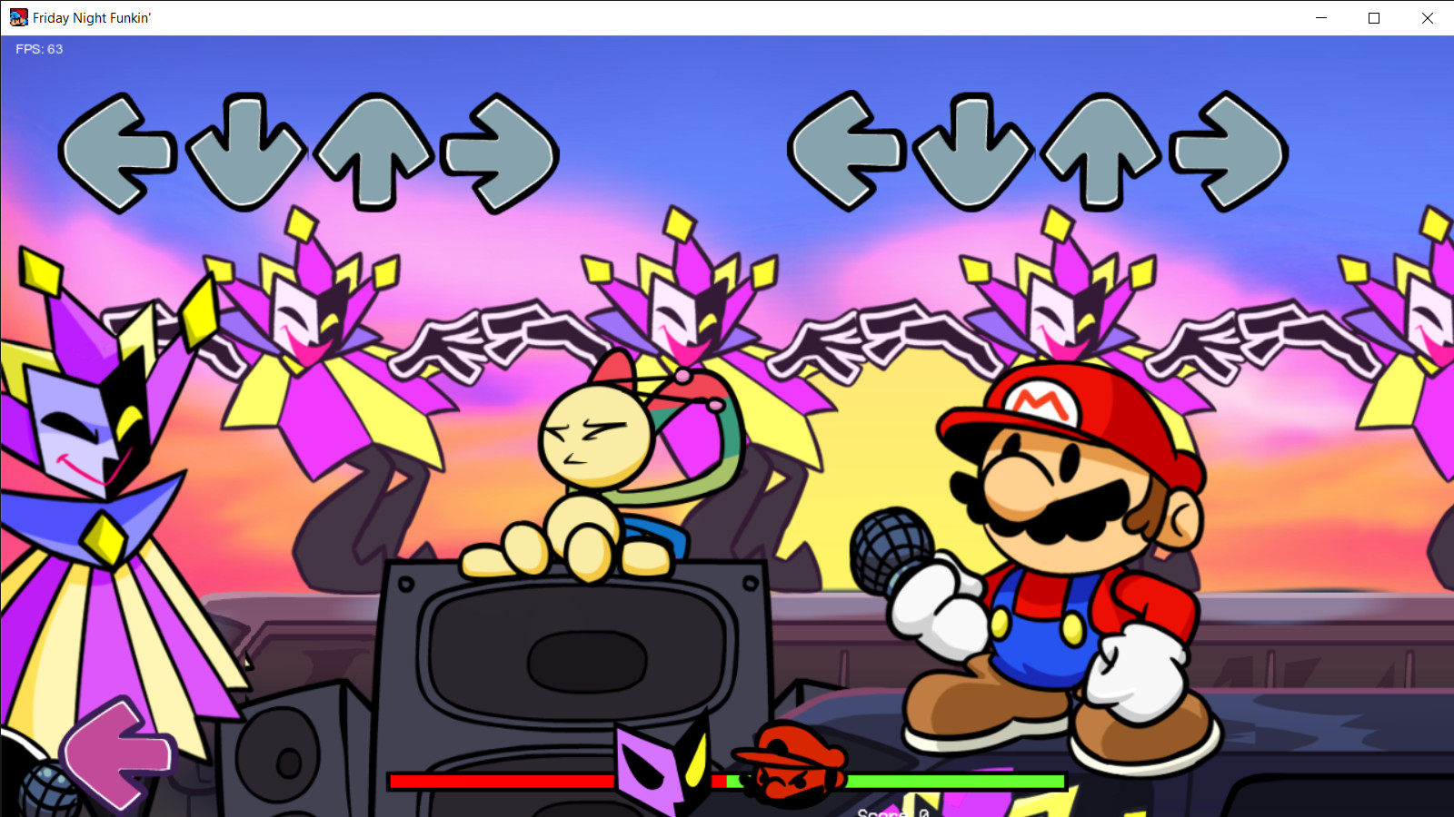 Paper Mario & Tippi + Cudge over BF & GF (Mod) [Friday Night Funkin ...