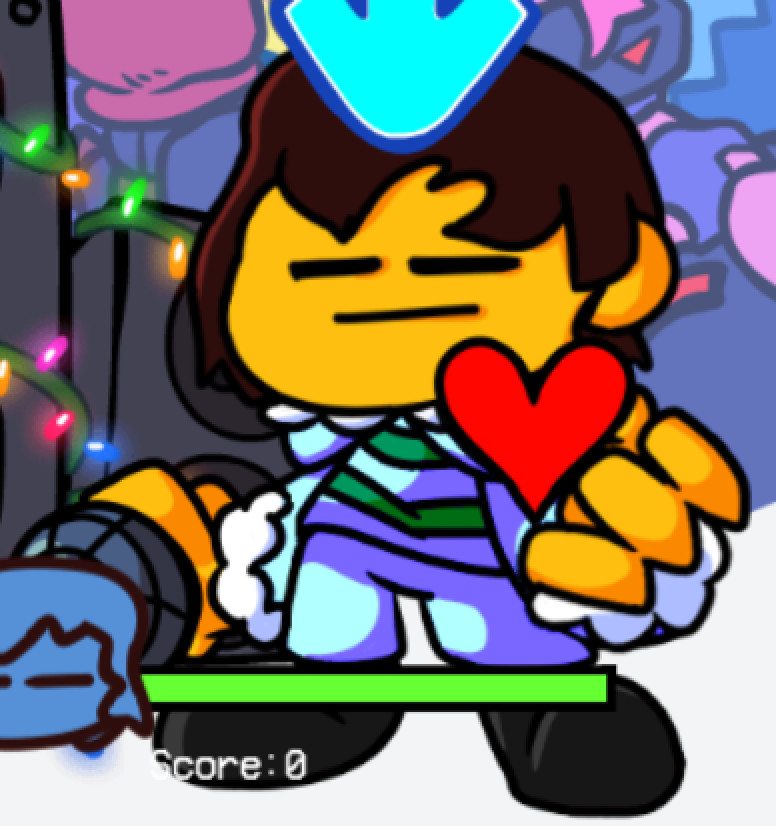 UNDERTALE: Frisk over Boyfriend Mod for Friday Night Funkin' | FNF Mods
