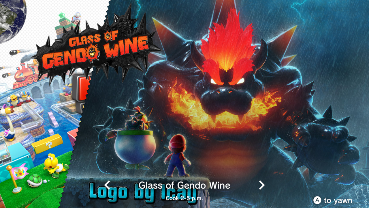 Navigating The World Glass Of Gendo Wine Super Mario 3d World Bowsers Fury Mods