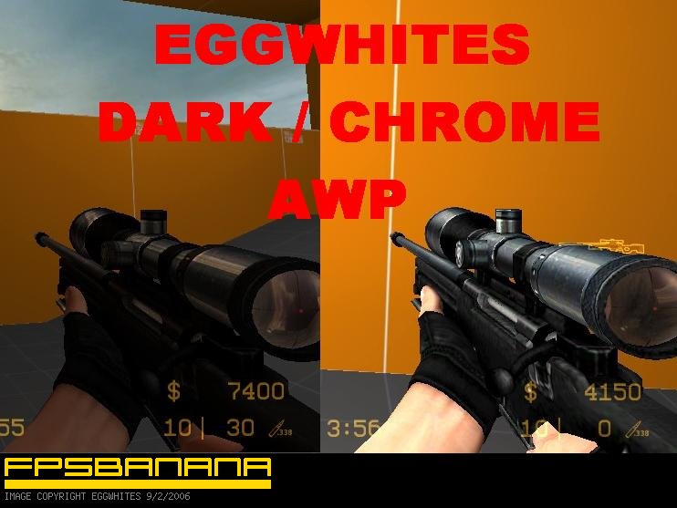 EW Dark Chrome AWP [Counter-Strike: Source] [Mods]