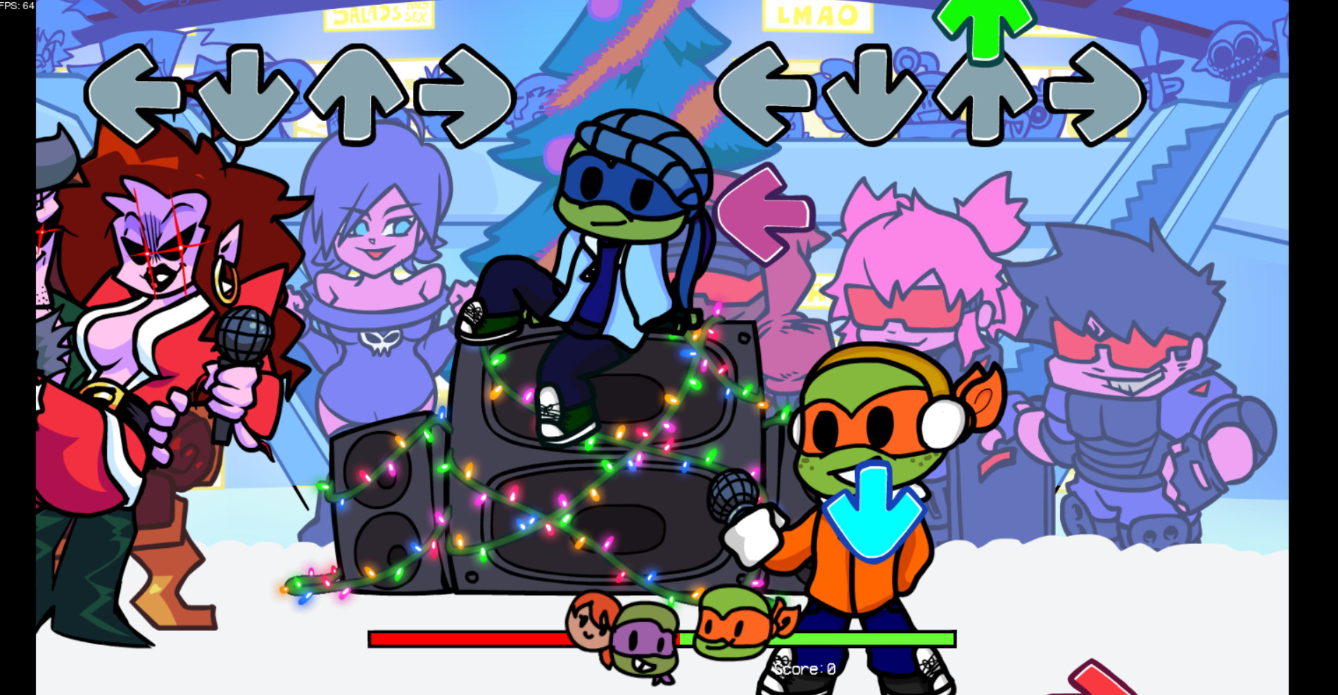 TMNT Meets FNF Mod for Friday Night Funkin' | FNF Mods