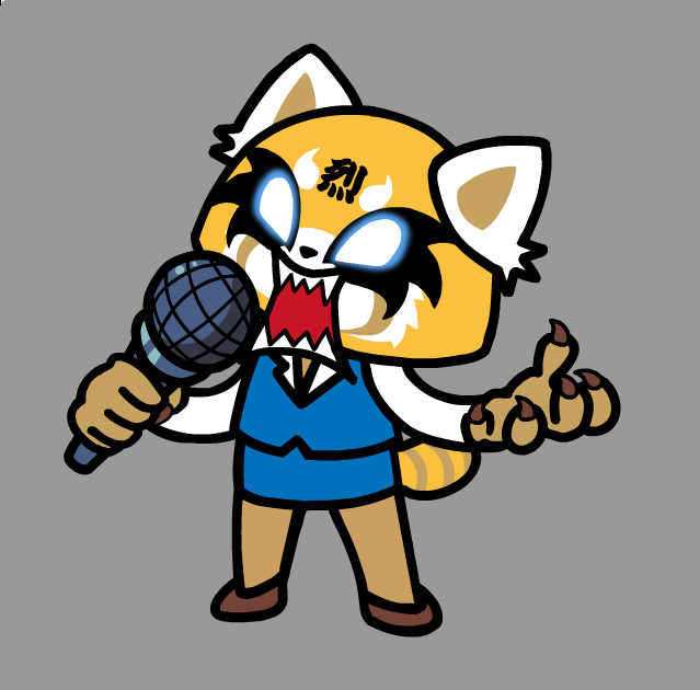 FNF| Aggretsuko over BF Mod Mod for Friday Night Funkin' | FNF Mods