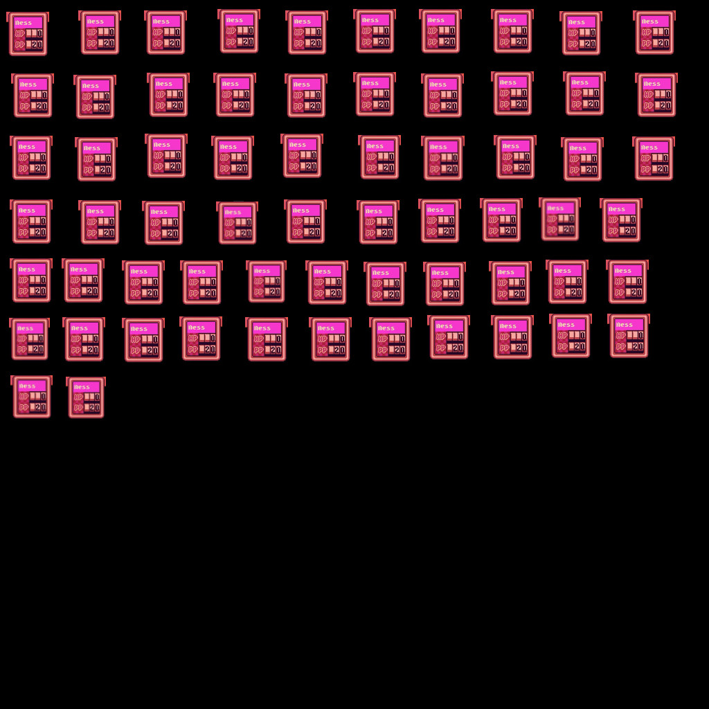 Earthbound HP Gameover screen (week 6 only) [Friday Night Funkin'] [Mods]