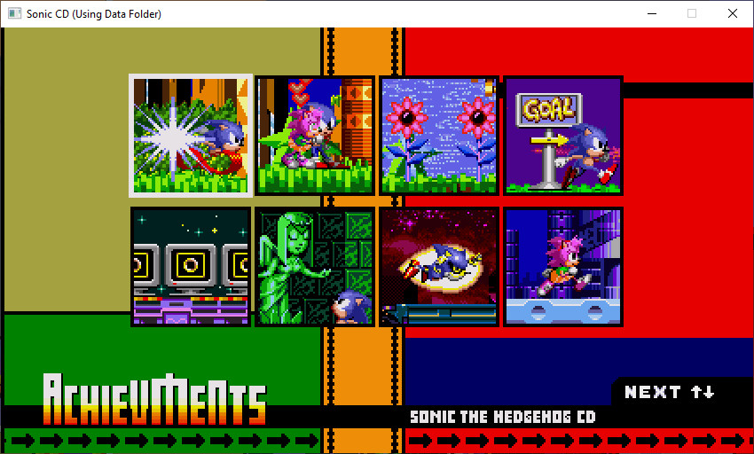 Fixed Decomp Menu [Sonic CD (2011)] [Mods]
