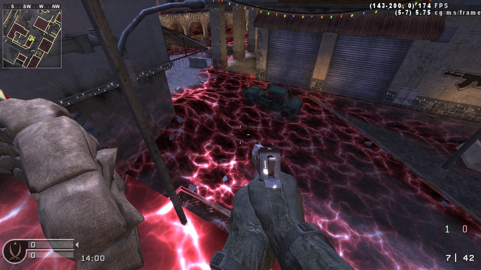 red electric snow Mod for Call of Duty 4: Modern Warfare | CoD4 Mods