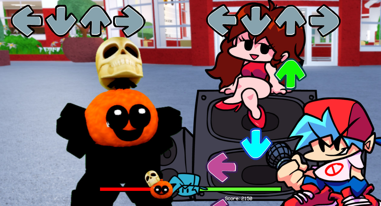 Skid Marks and Pom Pom / Roblox Skid and Pump [Friday Night Funkin'] [Mods]