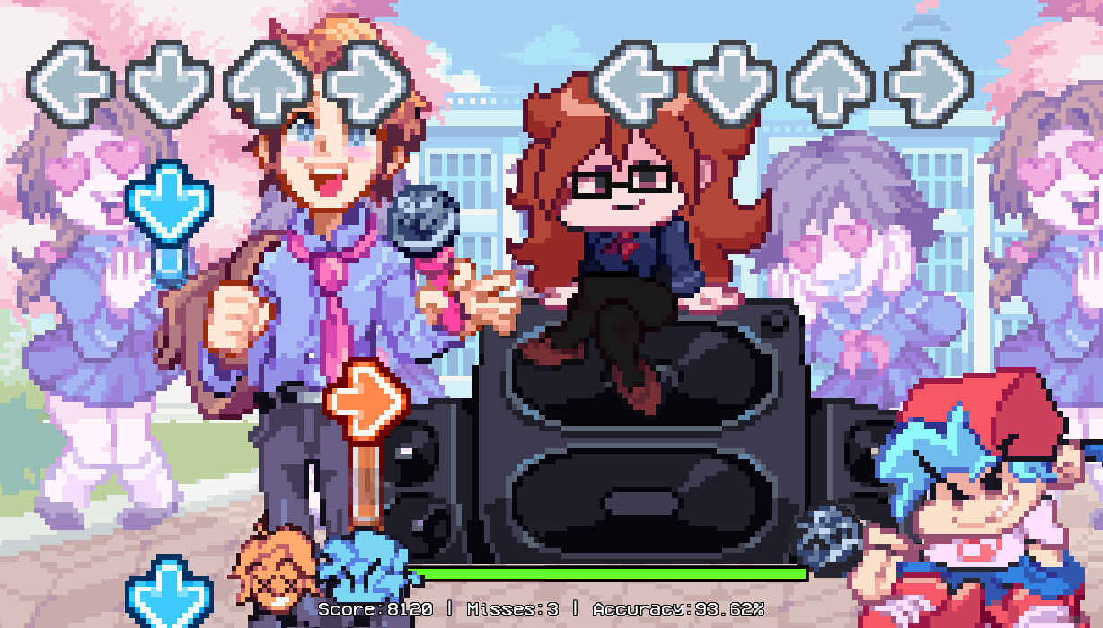 Android 21 over GF Mod for Friday Night Funkin' | FNF Mods