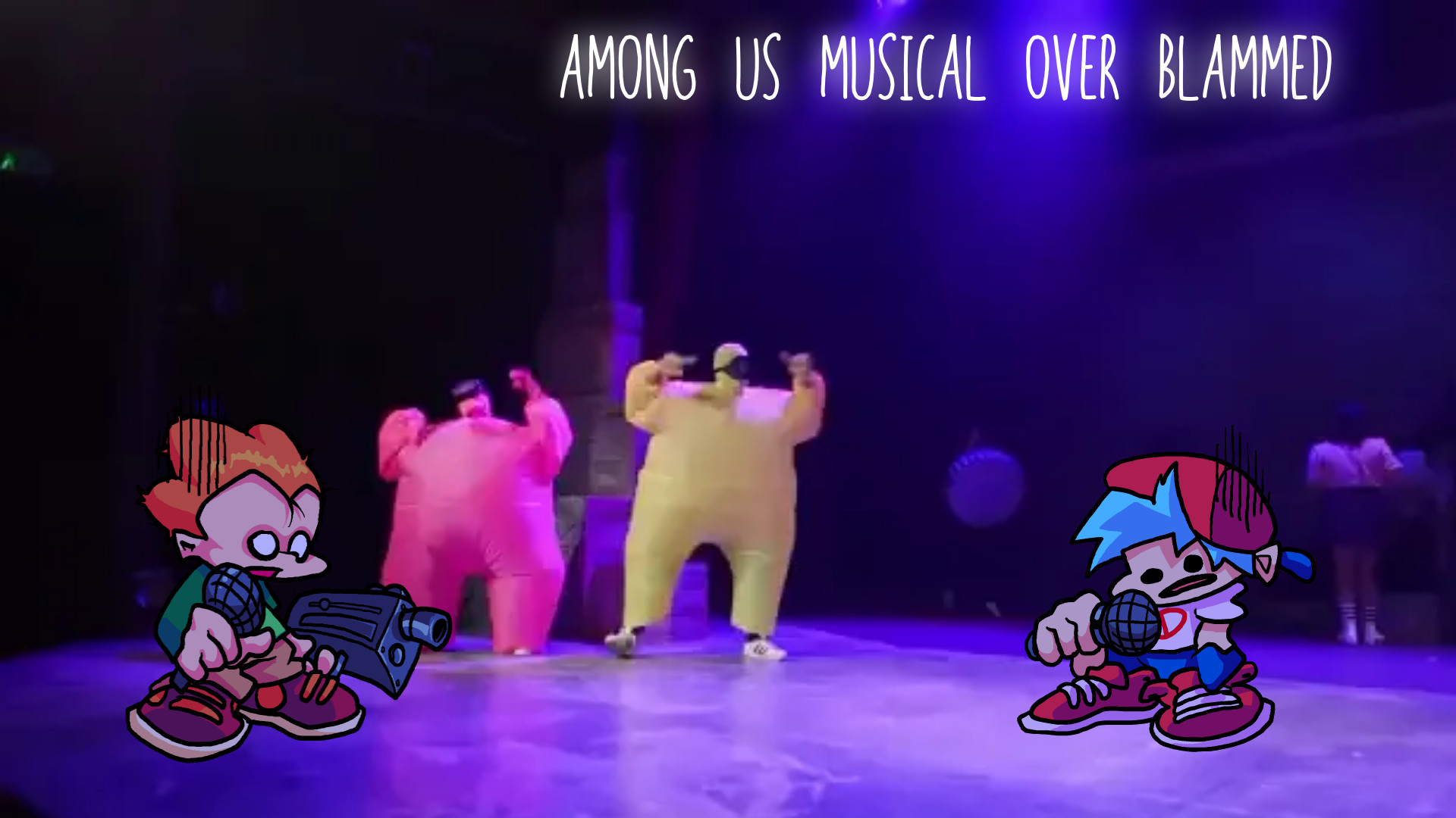 Among Us Musical over Blammed Mod for Friday Night Funkin' | FNF Mods