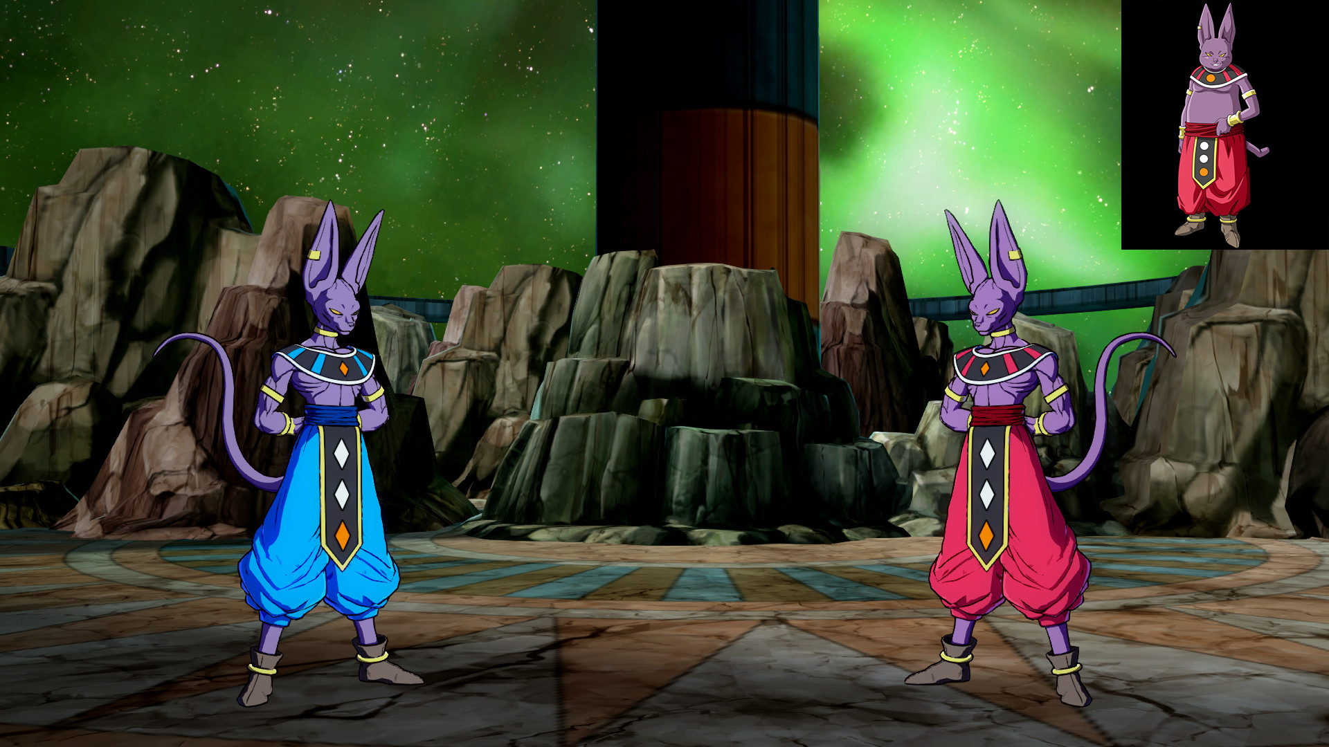 Beerus Recolor - BenichonSan Mod for Dragon Ball FighterZ | DB:FZ Mods