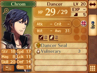 Performing Arts Inigo Dancer Class Mod for Fire Emblem Fates | FEF Mods