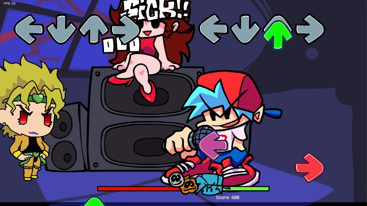 DIO and The World [Friday Night Funkin'] [Mods]