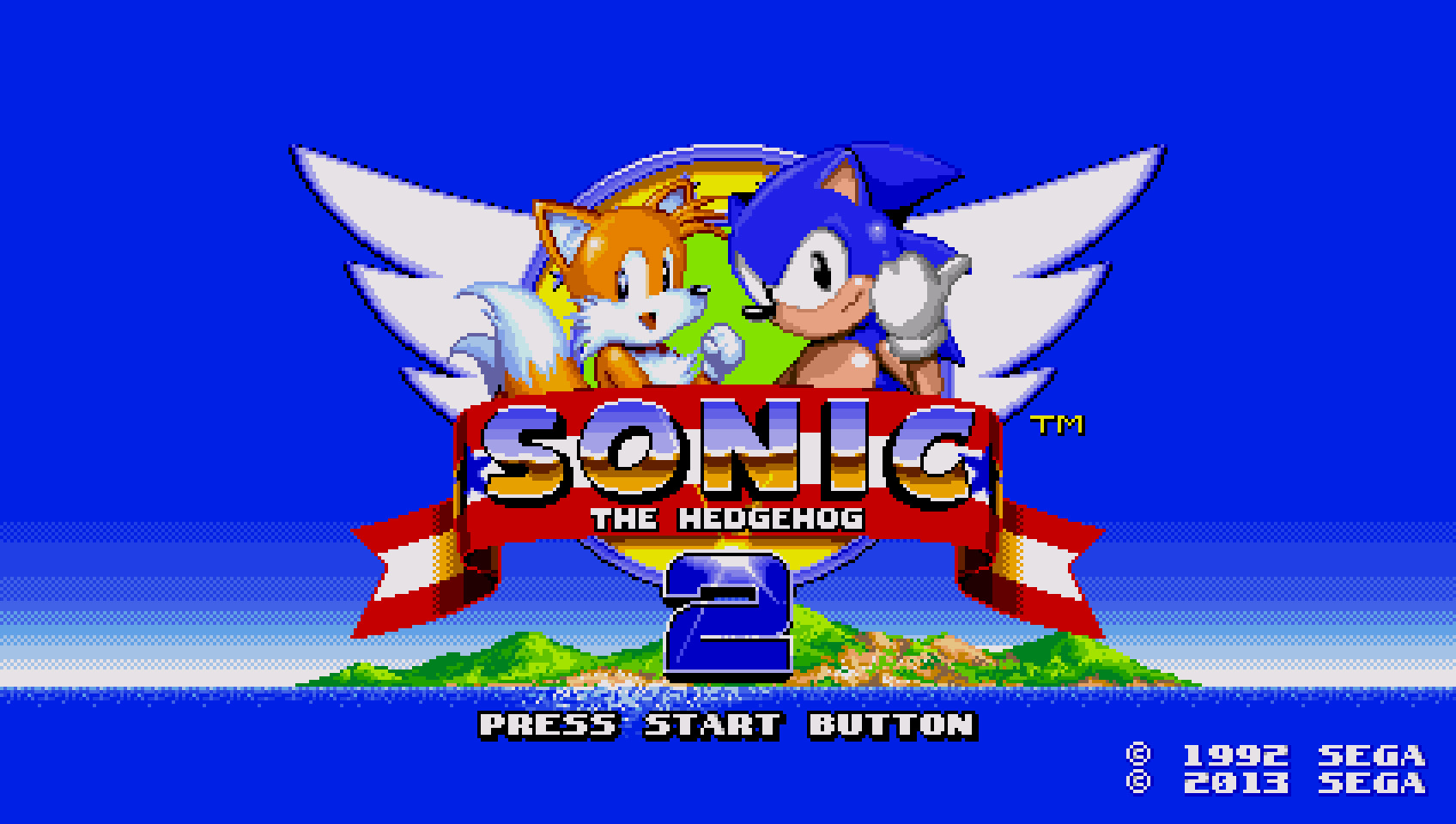 Fixed "Press Start" Text Mod for Sonic the Hedgehog 2 (2013) | S2 2013 Mods
