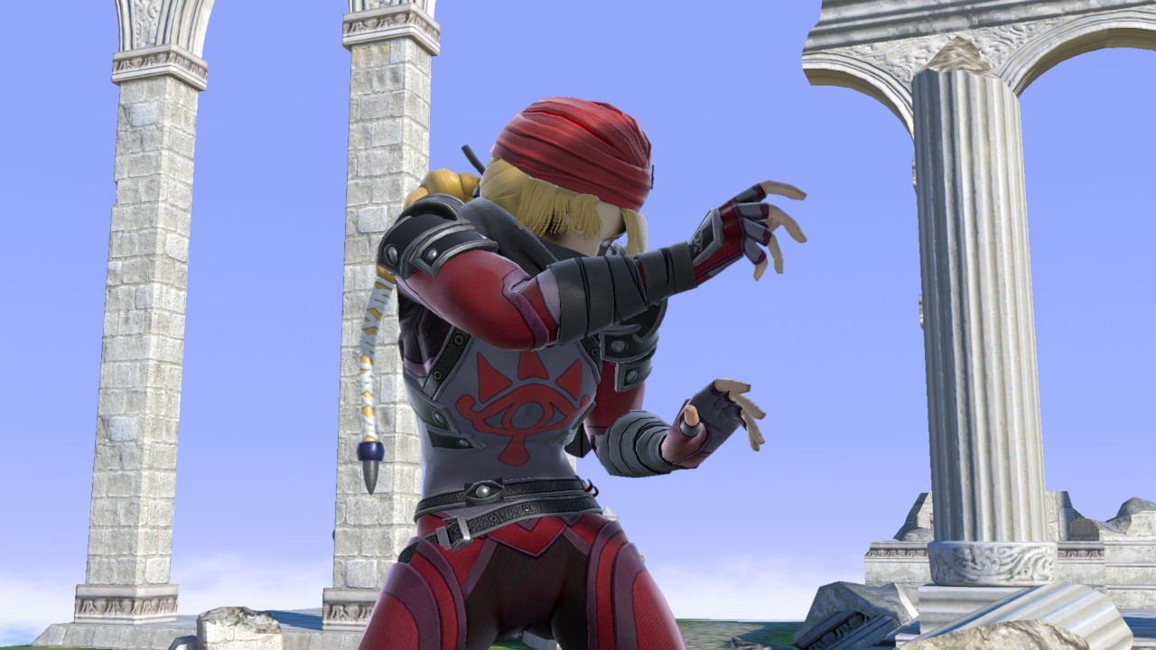 Red & black Sheik Mod for Super Smash Bros. Ultimate | SSBU Mods