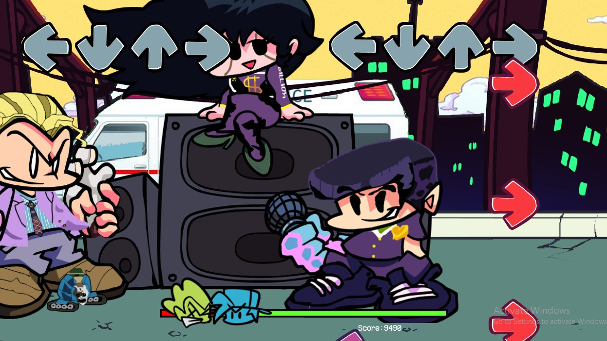 jojo diamond is unbreakable Mod for Friday Night Funkin' | FNF Mods