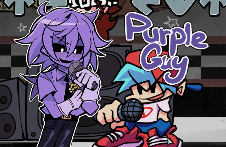 Purple guy +background [Friday Night Funkin'] [Mods]