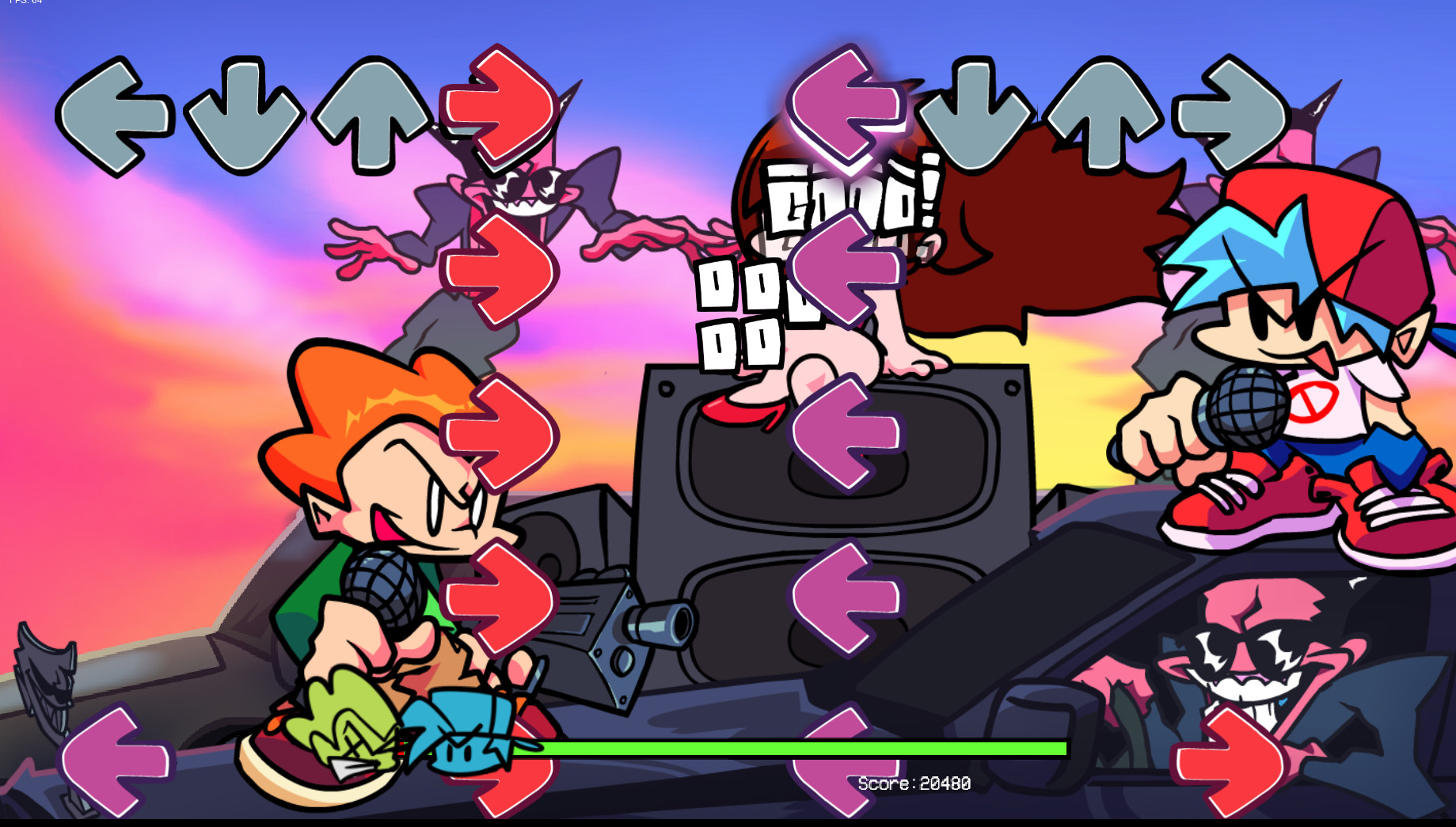 Bowser's Fury over Week 4 Mod for Friday Night Funkin' | FNF Mods