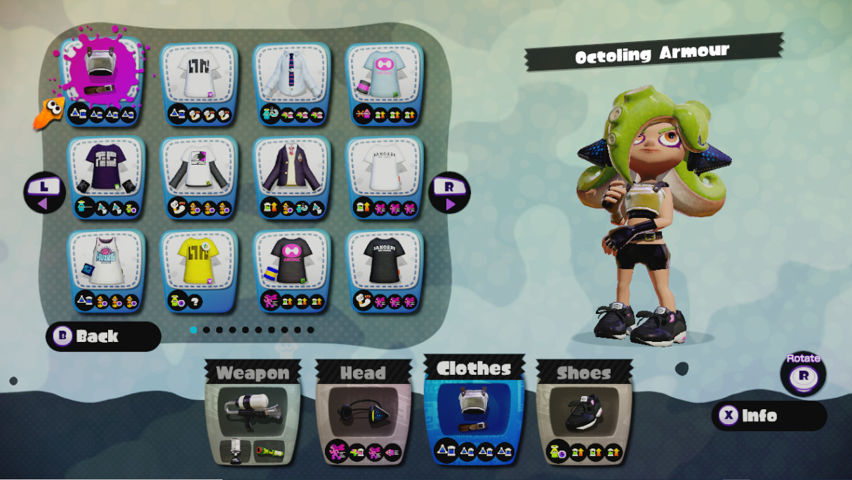 gold octoling armour Mod for Splatoon | Splatoon Mods