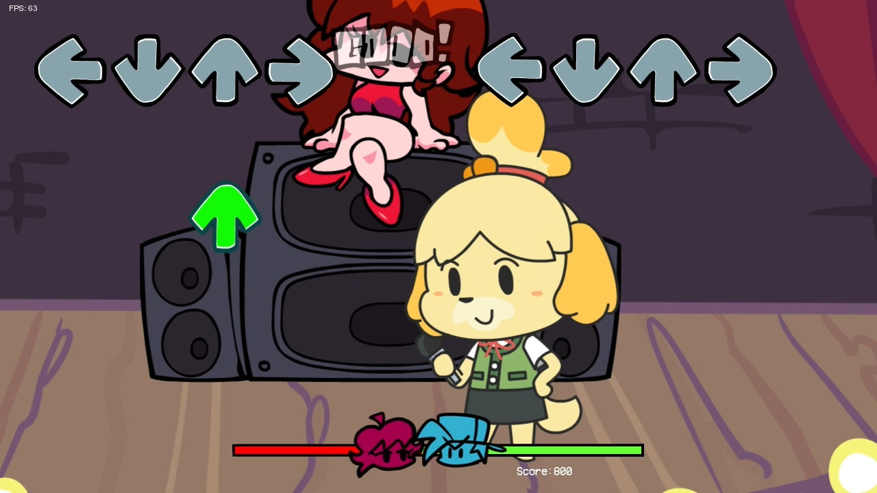 Isabelle in FNF Mod for Friday Night Funkin' | FNF Mods