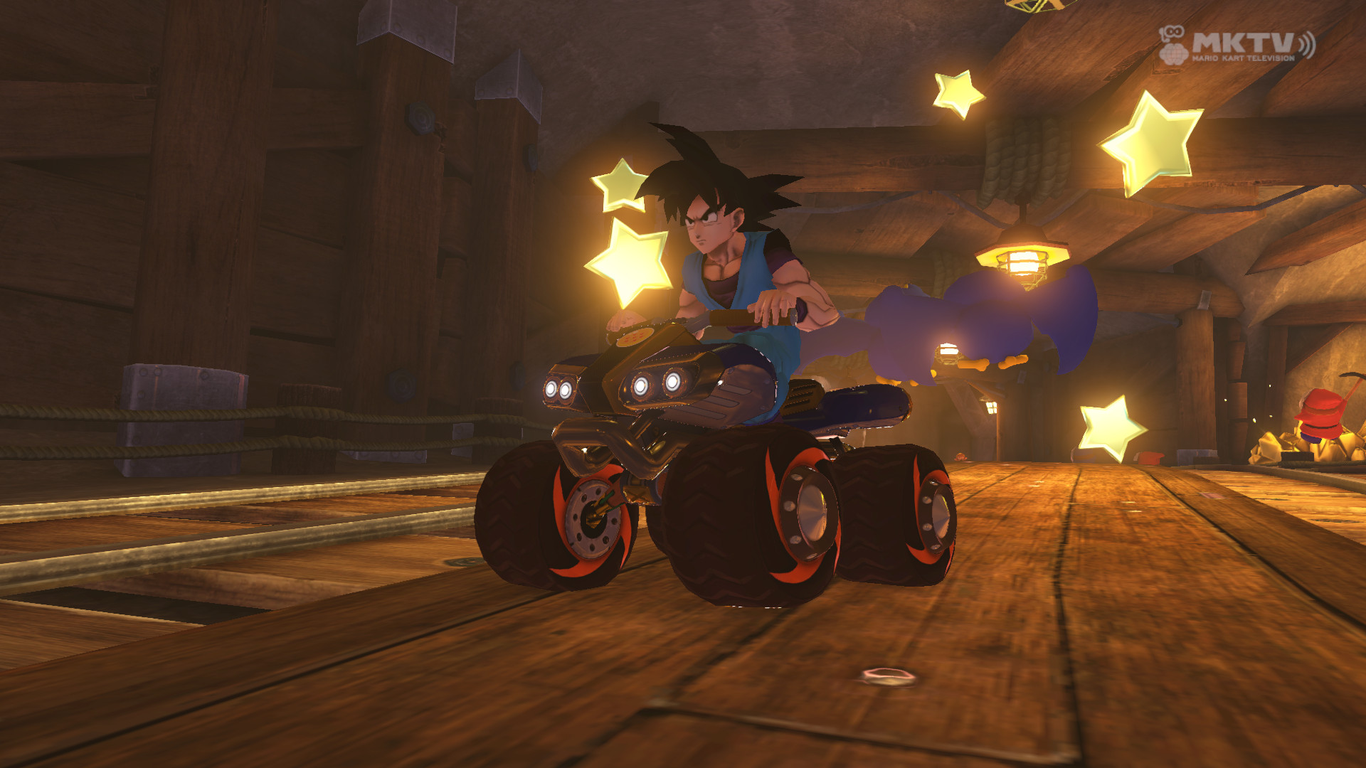 Goku in MK8 Mod for Mario Kart 8 | MK8 Mods