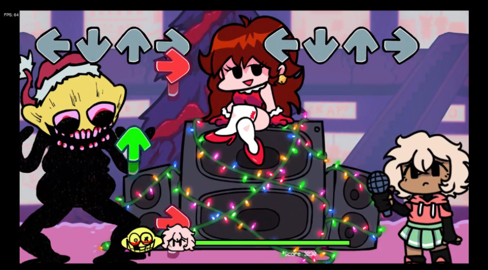 Xyn over Boyfriend mod! [OC] Mod for Friday Night Funkin' | FNF Mods