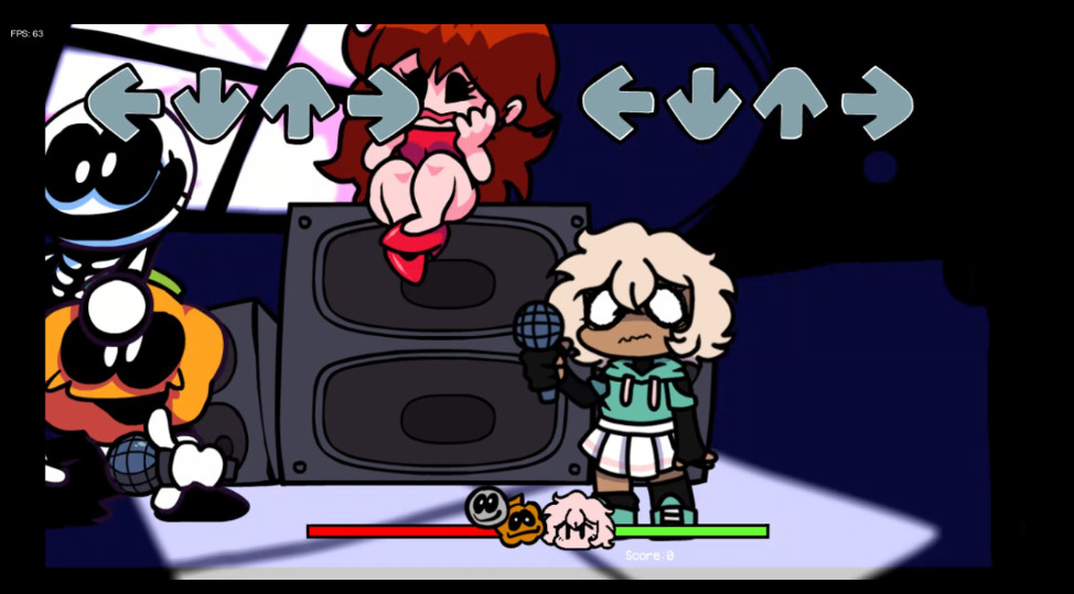 Xyn over Boyfriend mod! [OC] Mod for Friday Night Funkin' | FNF Mods