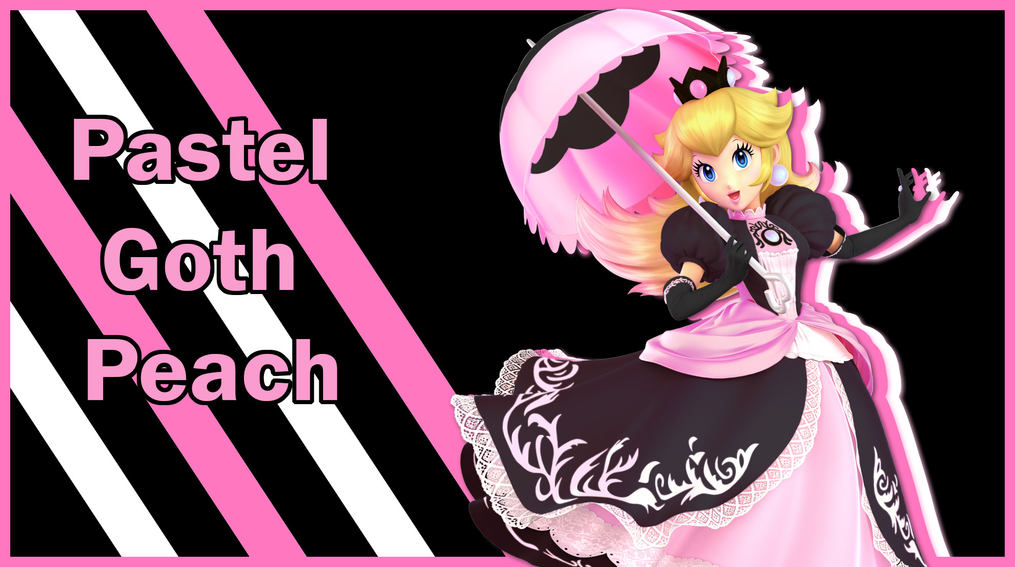 Pastel Goth Peach Mod for Super Smash Bros. Ultimate | SSBU Mods