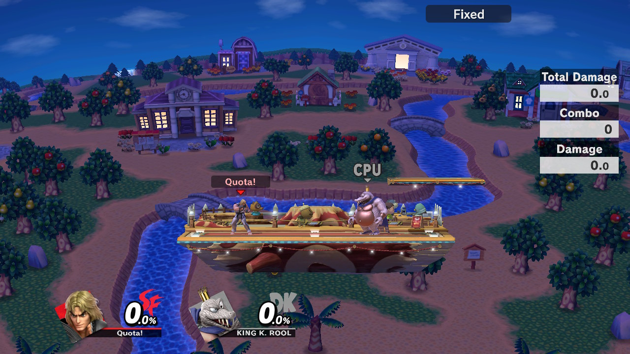 Always Night Smashville Mod for Super Smash Bros. Ultimate | SSBU Mods